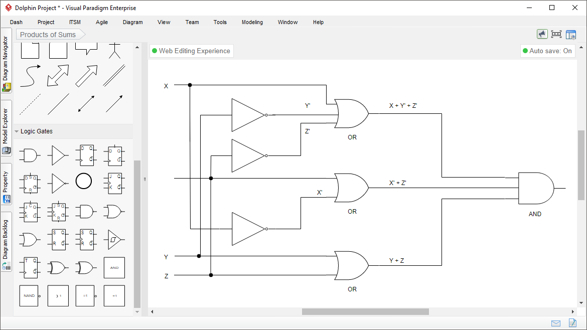 Logic Gate Circuit Drawer